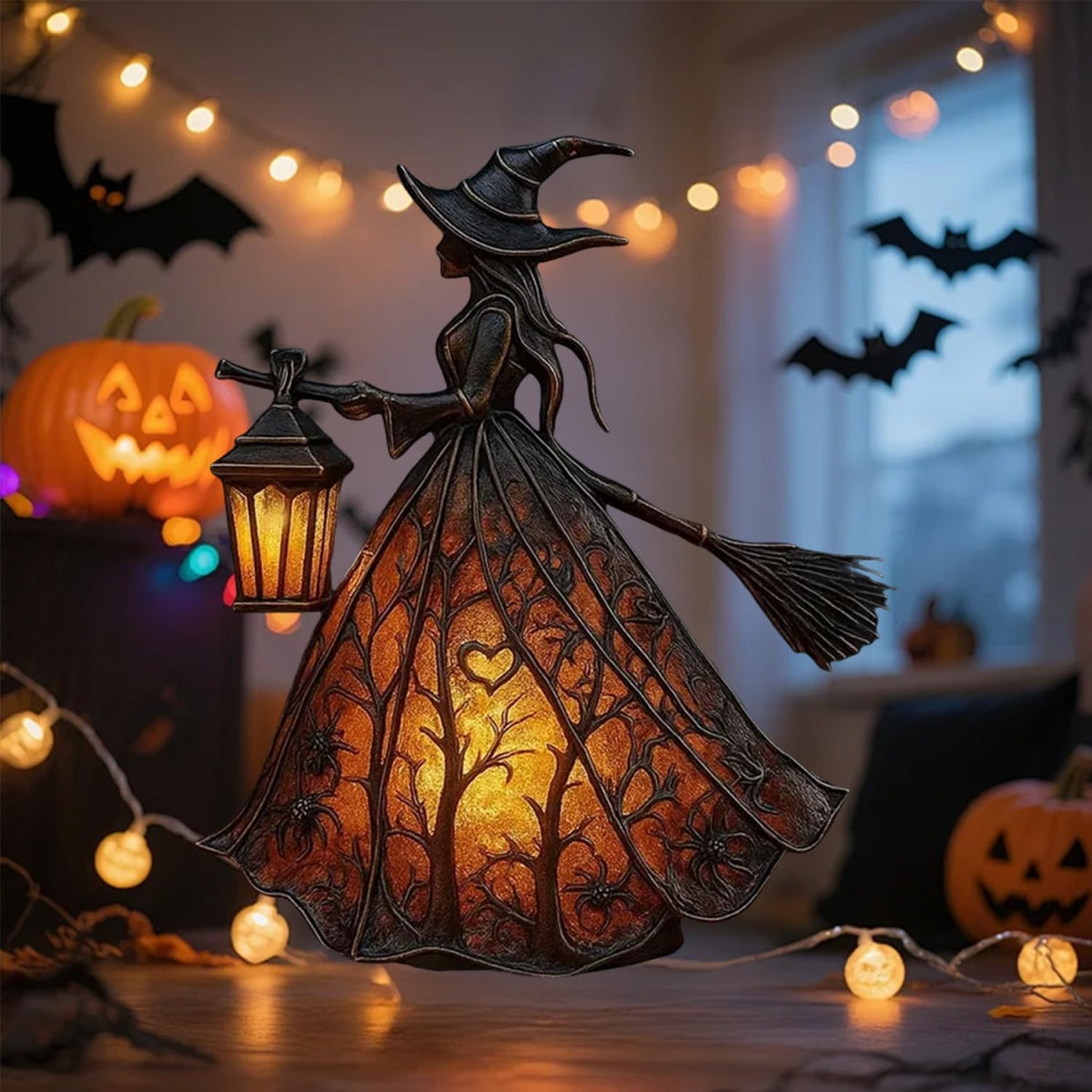 Halloween Witch Lamp - Halloween Gift For Your Loved One - laihair